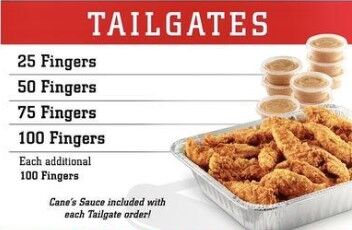 Raising Cane’s Allergen Menu With Prices 2025